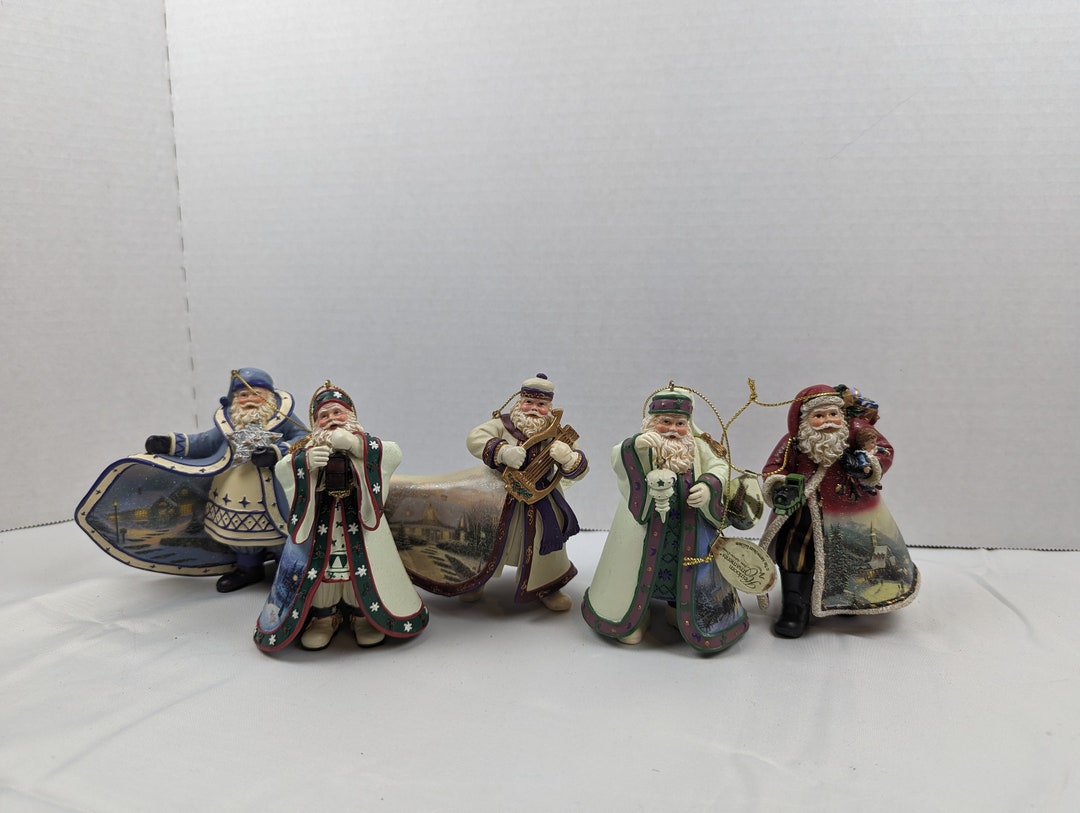 5 Ashton-drake Galleries Thomas Kinkade Santa Claus Heirloom - Etsy