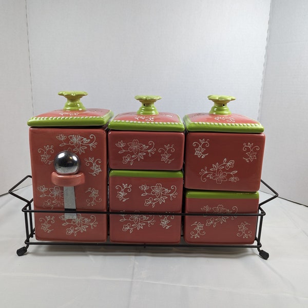 Temptations by Tara Stackable Canister Set - Etsy