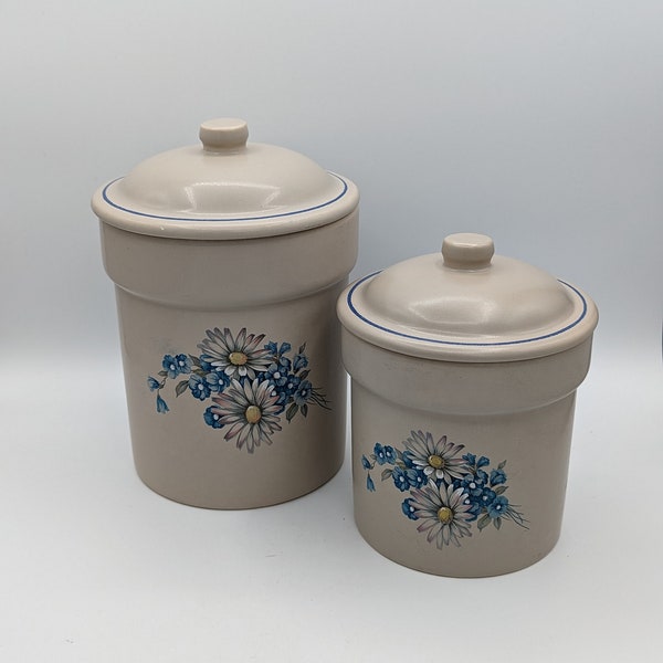 Stoneware Canisters - Etsy