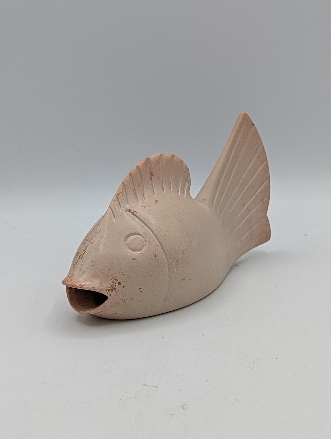 Vintage Hand Carved Soap Stone Fish - Etsy