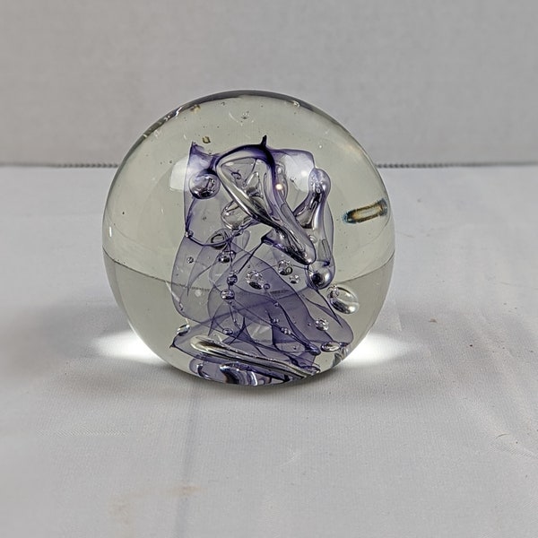 Purple Paperweight - Etsy