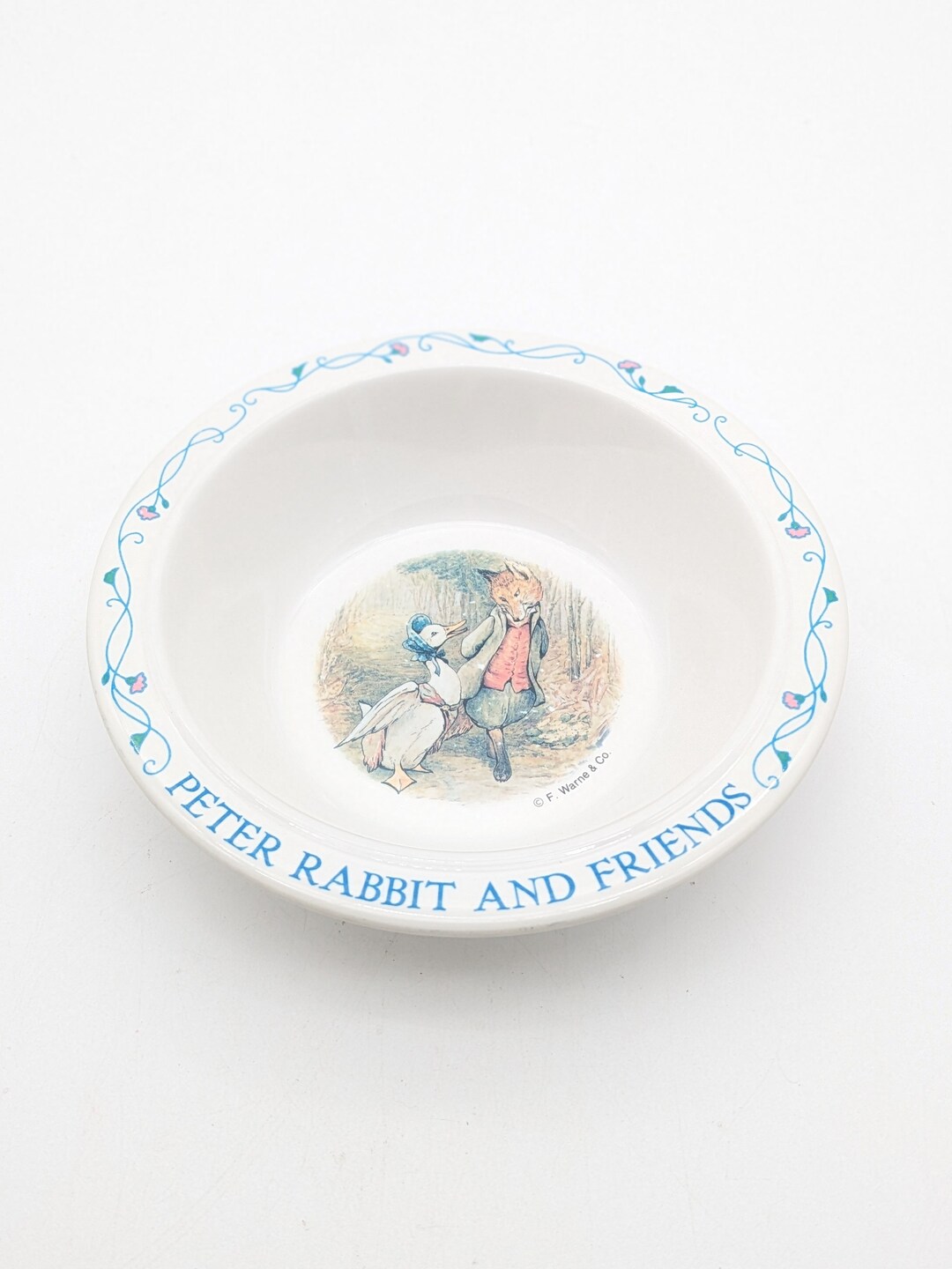 Vintage Eden Peter Rabbit and Friends Melamine Bowl F. Warne & Co. - Etsy