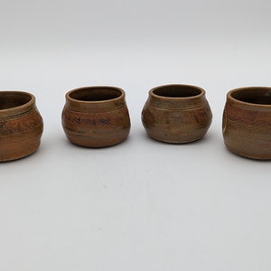 Beautiful Studio Pottery Ceramic Cup Pinched Thumb Indent Design Signed ...