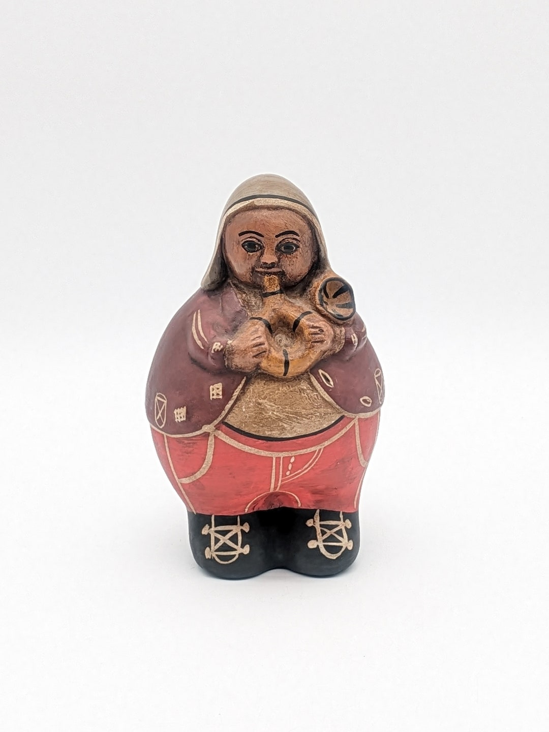 Vintage Chulucanas Ceramic Peru Folk Art Pottery - Etsy