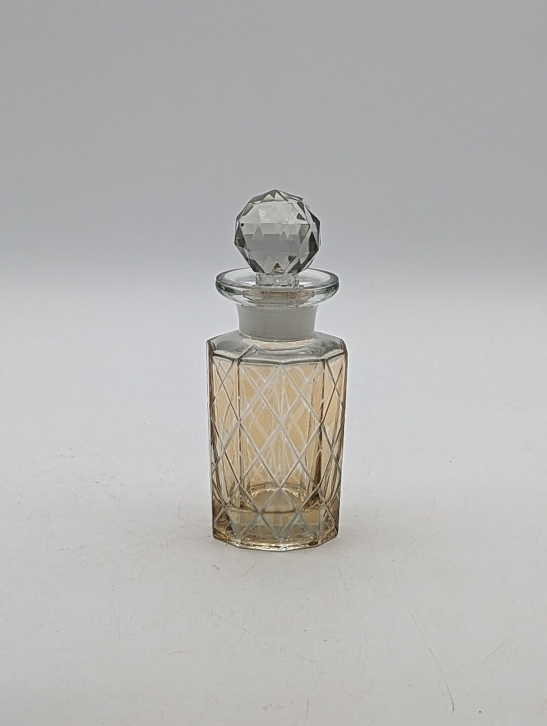 Vintage Orange Flash Glass Perfume Bottle - Etsy