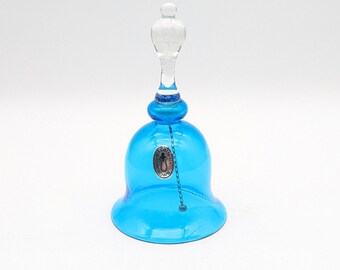 Westmoreland Glass Co Ruby Luster Glass Bell With Hand Painted Child on ...