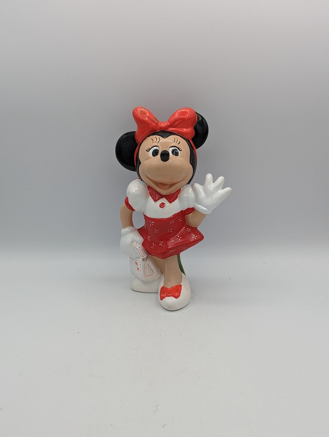 Vintage Ceramic Walt Disney Productions Minnie Mouse Figurine - Etsy