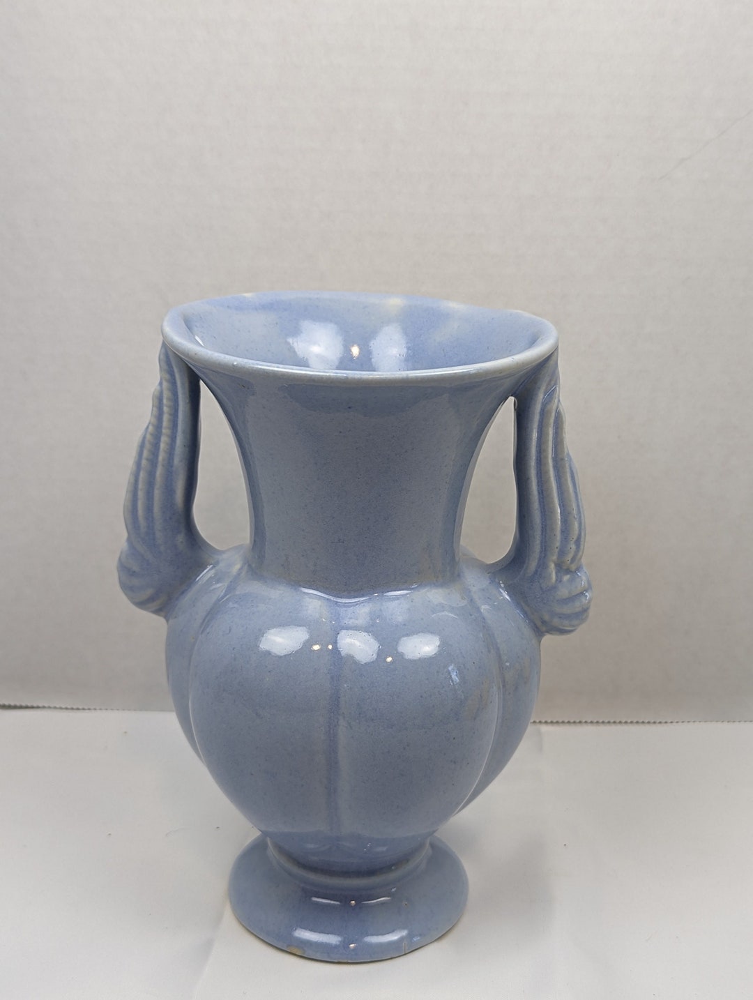 Niloak Style Pottery Vase Periwinkle - Etsy