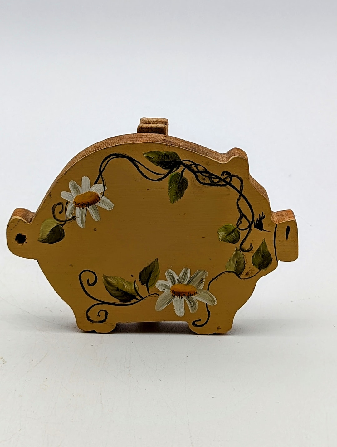 Super Cute Hand Painted Clothes Pin Pig Recipe Card Holder - Etsy