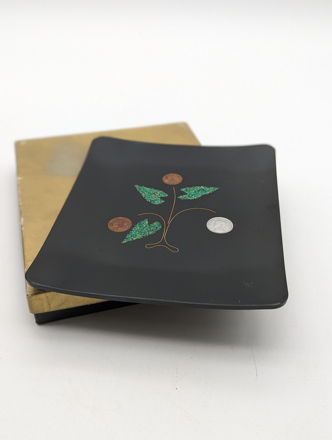 Set of 4 Couroc of Monterey Money Tree Plates - Etsy