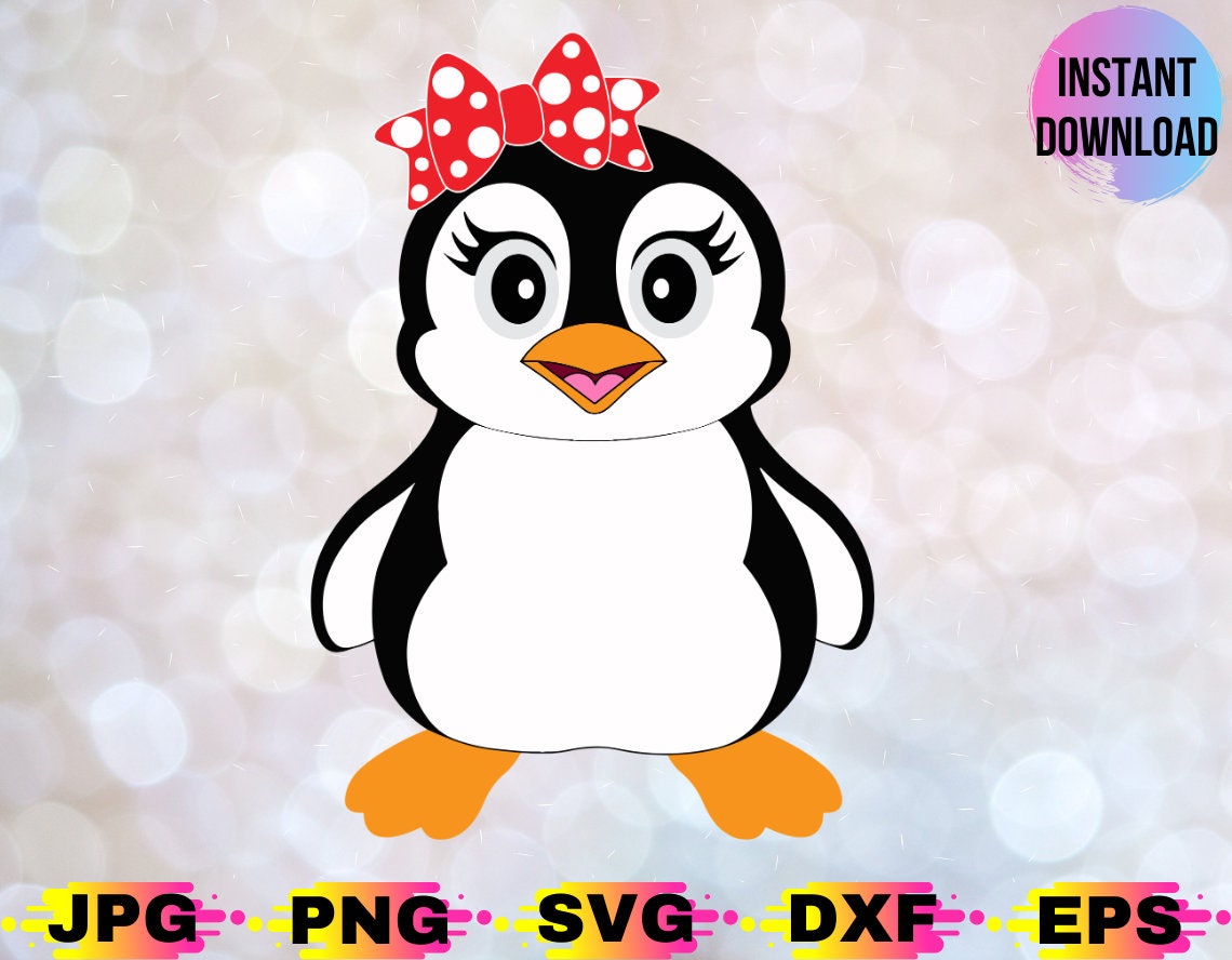Penguin with bow Svg Penguin Svg Girl Penguin Svg Kids Cut | Etsy Penguin with bow Svg Penguin Svg Girl Penguin Svg Kids Cut | Etsy