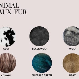 Hooded Wolf Faux Fur Jacket, Gray Furry Coat - Etsy
