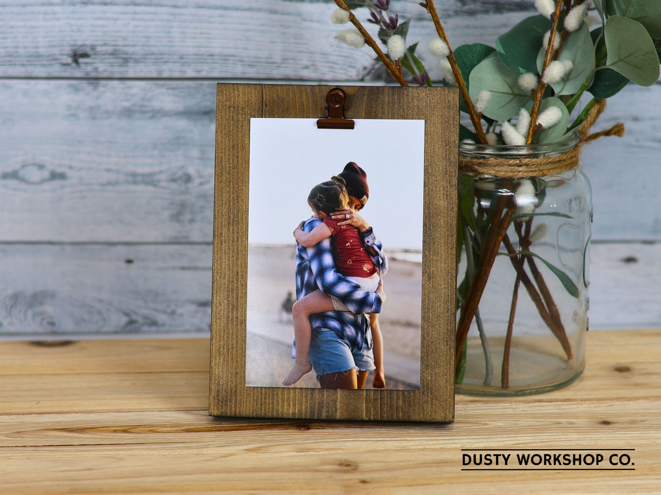 Rustic Clipboard Frame for a 4X6 Picture Frame With Rustic - Etsy