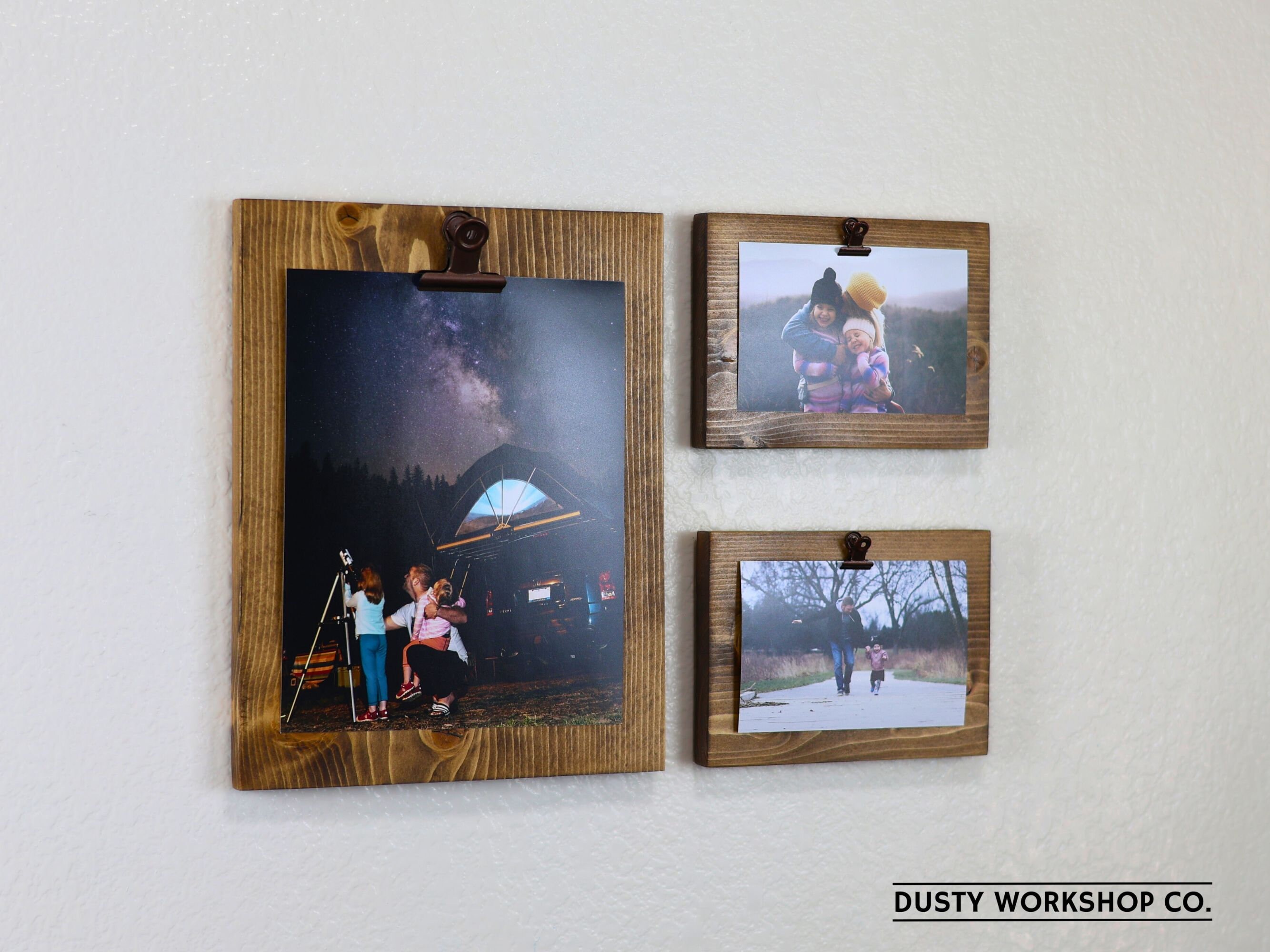 Family Collage Frame Set, Multi Picture Collage Clipboard Frames 8x10 ...