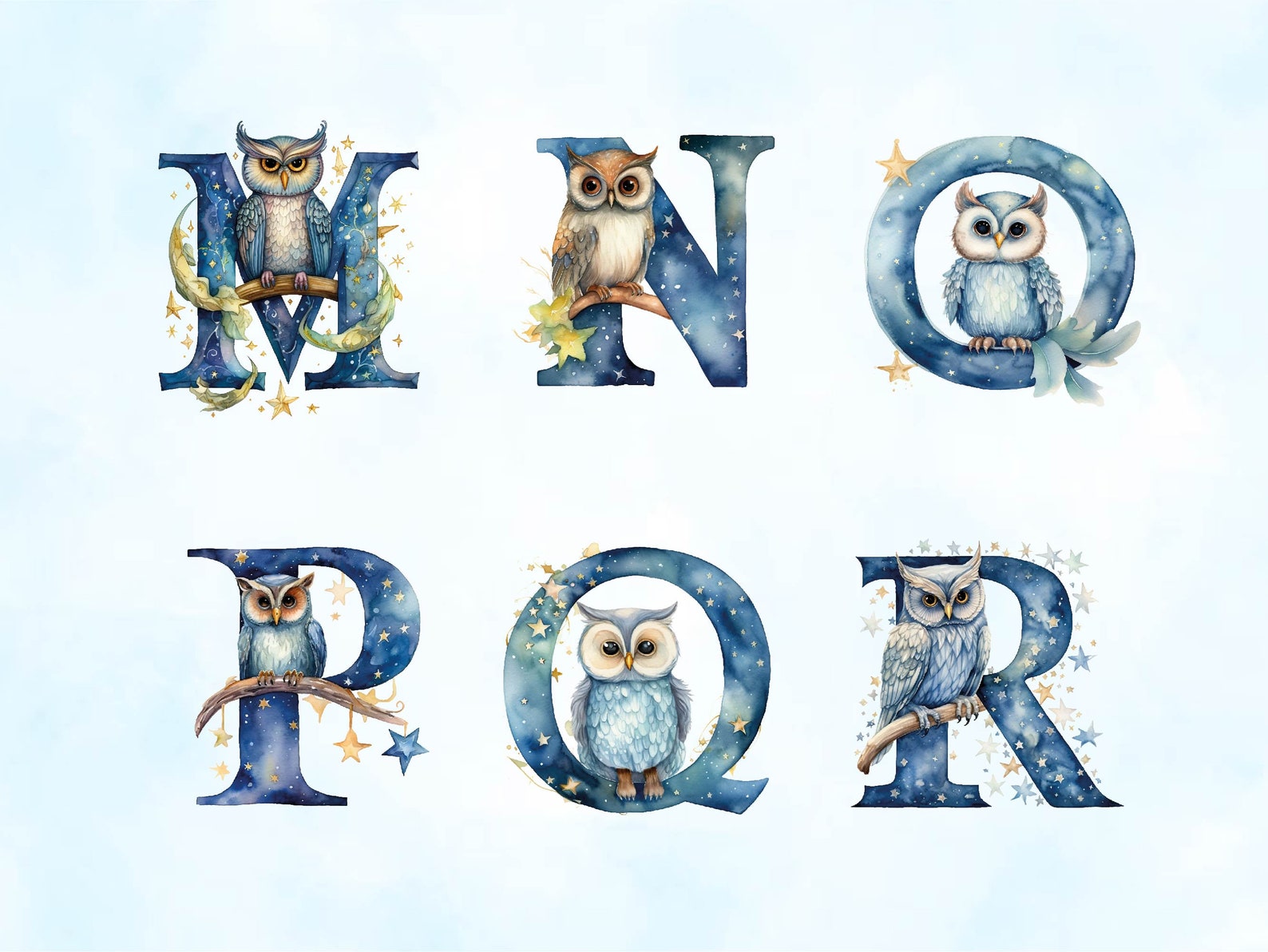 Owl Png Clipart Owl Letters Owl Font Alphabet Png Doodle Letters Animal ...
