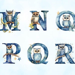 Owl Png Clipart Owl Letters Owl Font Alphabet Png Doodle Letters Animal ...