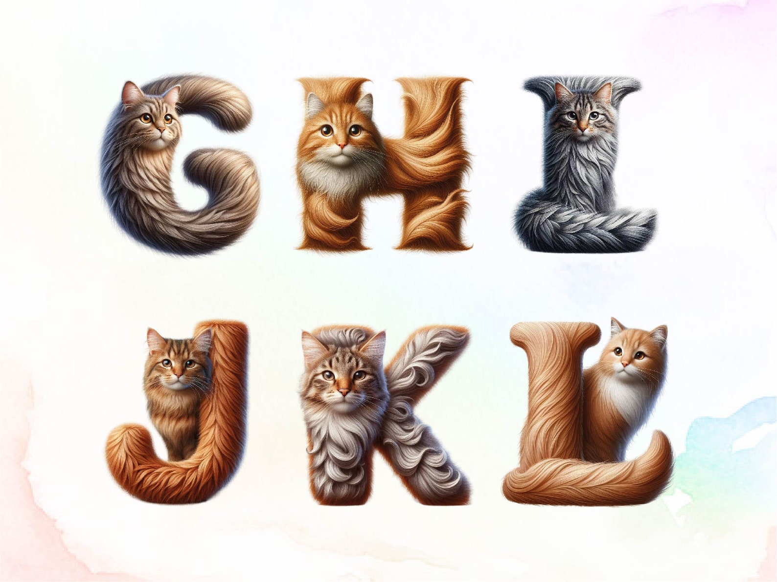 Cat Png Clipart Cat Letters Cat Font Alphabet Png Doodle Letters Png ...