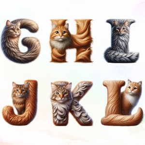 Cat Png Clipart Cat Letters Cat Font Alphabet Png Doodle Letters Png ...