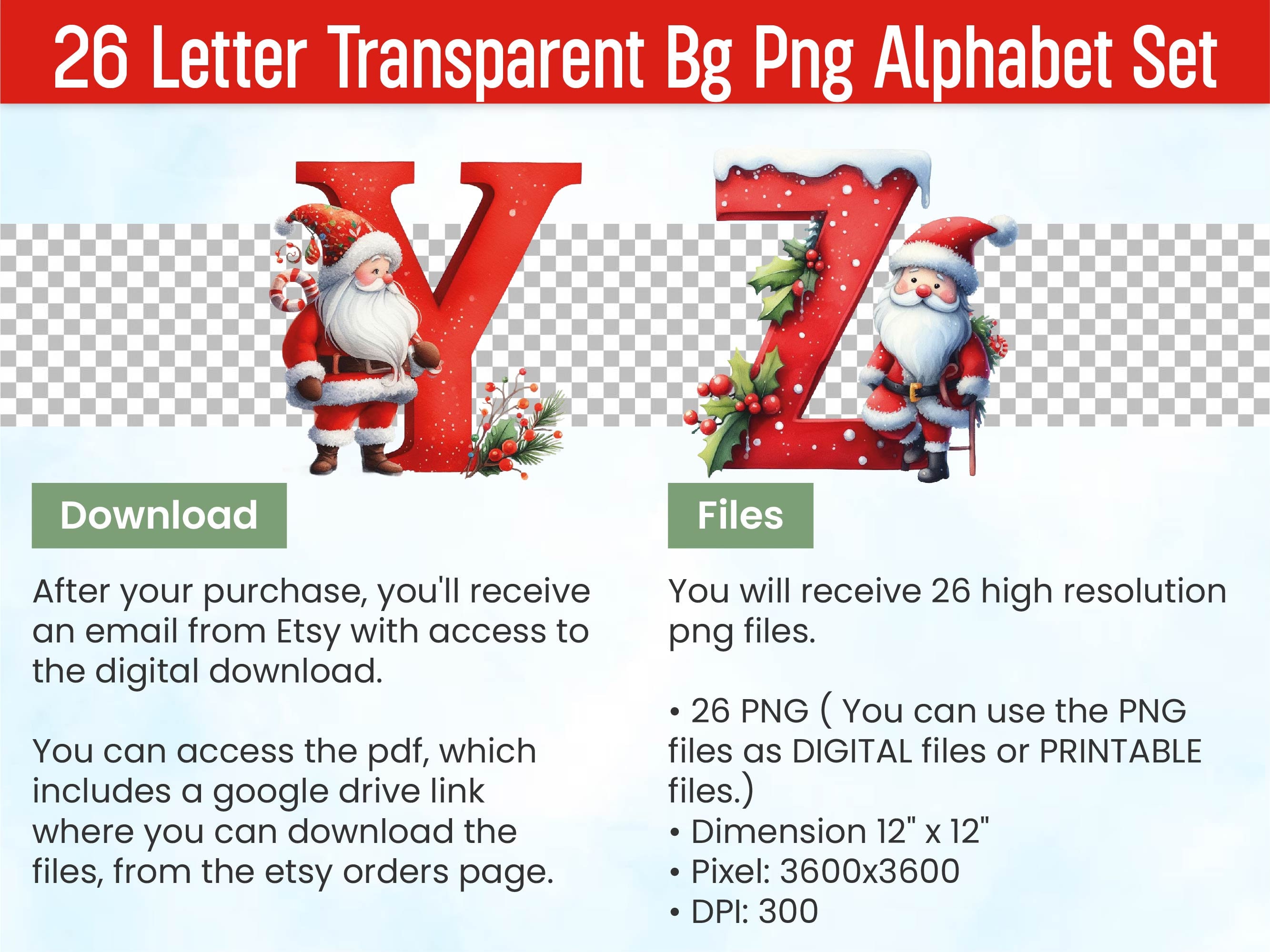 Santa Claus Png Santa Letters Christmas Font Christmas Name Watercolor ...