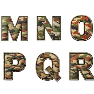 Camouflage PNG Camo Clipart Military PNG Patriotic American Alphabet ...