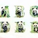 Panda Png Panda Clipart Alphabet Png Doodle Letters Animal Alphabet ...