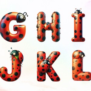 Ladybug Font Ladybug Letters Png Ladybug Clipart Alphabet Png Doodle ...