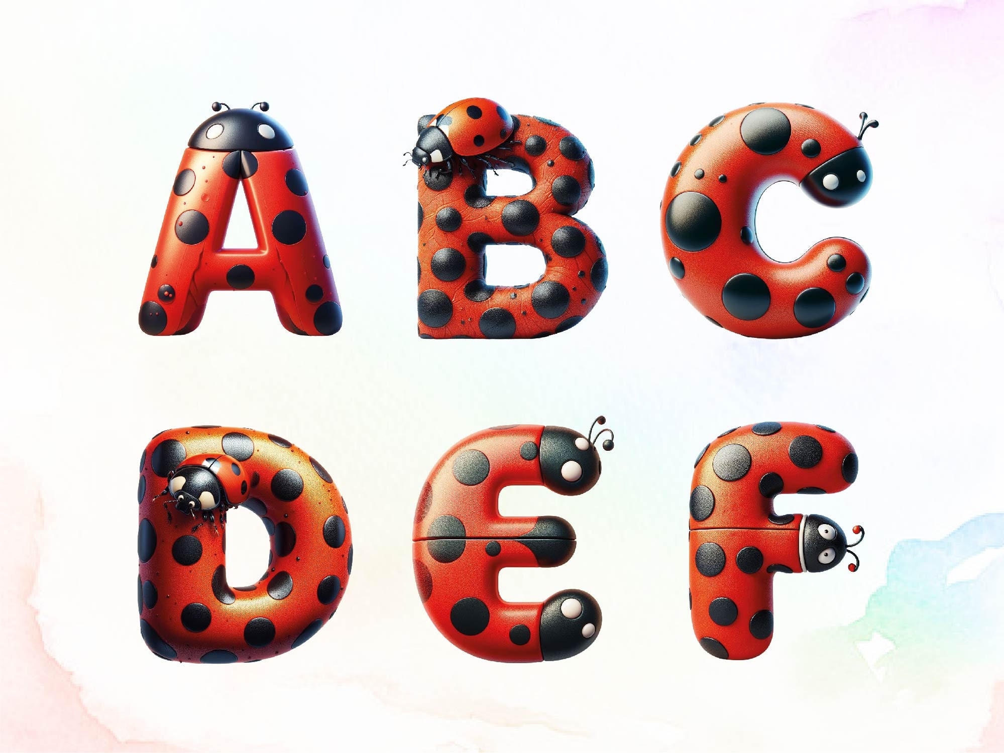 Ladybug Font Ladybug Letters Png Ladybug Clipart Alphabet Png Doodle ...