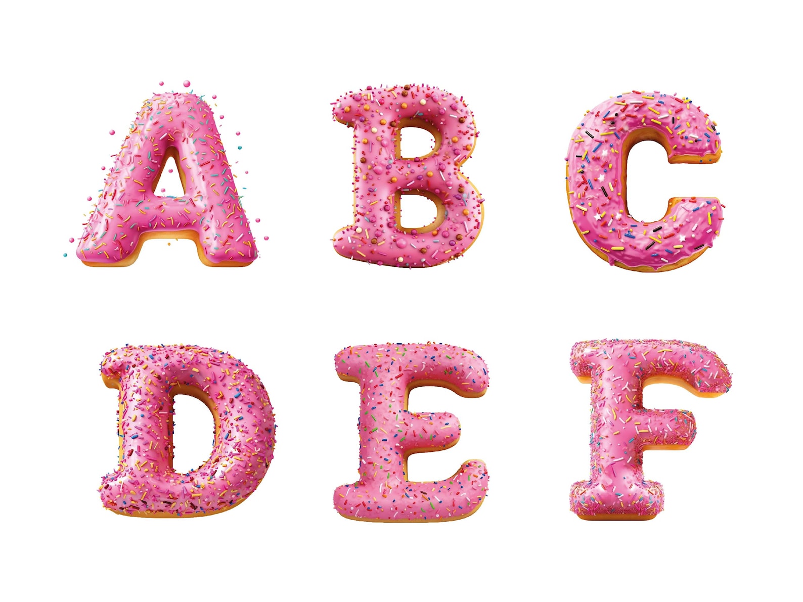 Donut Png Clipart Donut Alphabet Png Donut Letters Png Doodle Letters ...