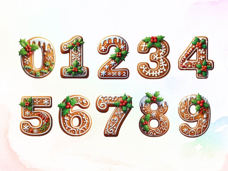 Customized Gingerbread Png Gingerbread Clipart Alphabet Gingerbread ...