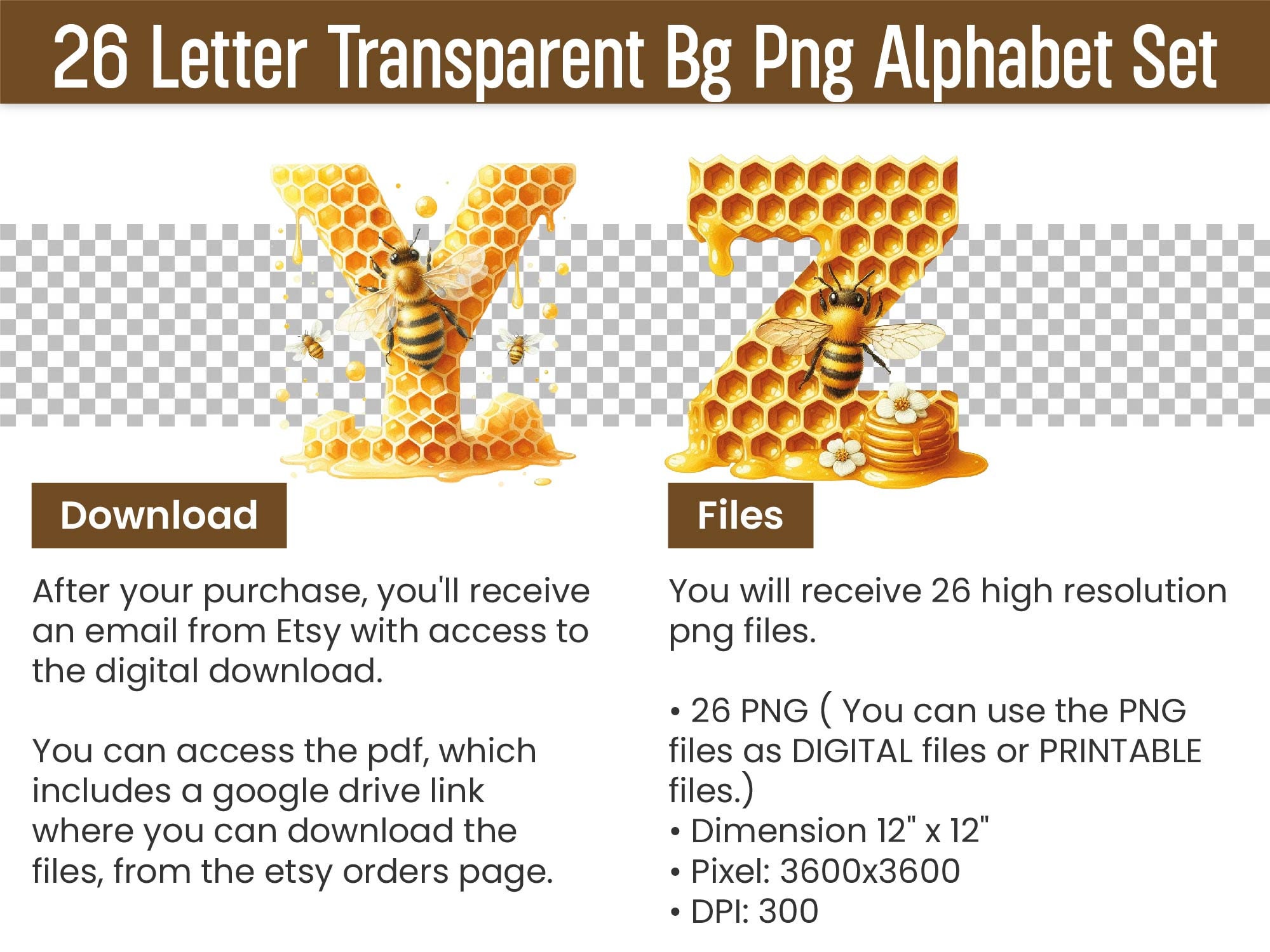 Honey Bee Clipart Png Letters Bee Sticker Bumble Bee Font Doodle ...