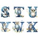 Owl Png Clipart Owl Letters Owl Font Alphabet Png Doodle Letters Animal ...
