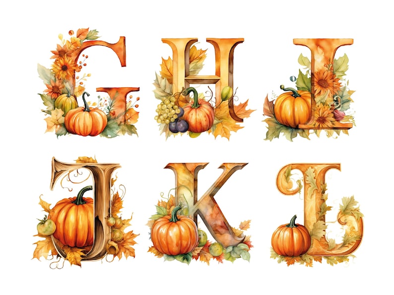 Pumpkin Png Fall Clipart Thanksgiving Png Thanksgiving Clipart Alphabet ...
