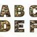 Camouflage PNG Camo Clipart Military PNG Patriotic American Alphabet ...