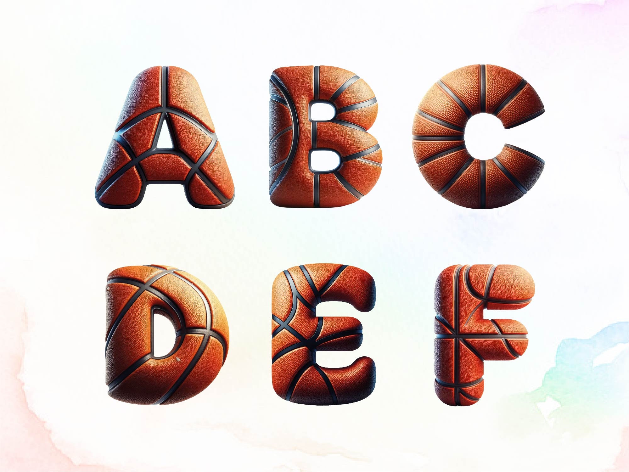 Basketball Png Basketball Font Clipart Doodle Letters Png Alphabet ...