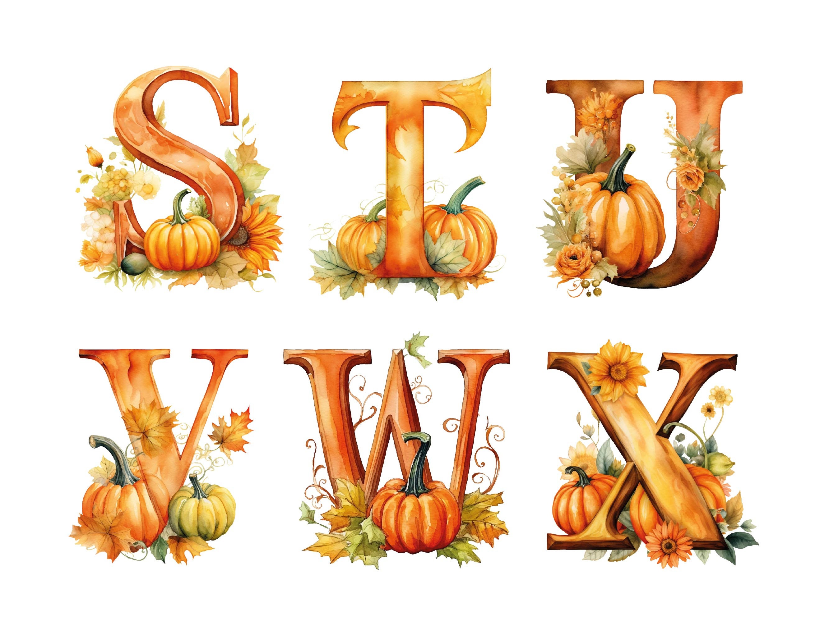 Pumpkin Png Fall Clipart Thanksgiving Png Thanksgiving Clipart Alphabet ...