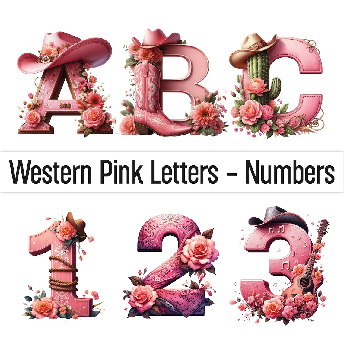 Western Font Letters Western Png Cowgirl Letters Png Alphabet Clipart ...