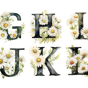 Daisy Png Clipart Daisy Font Daisy Letters Alphabet Png Doodle Letters ...