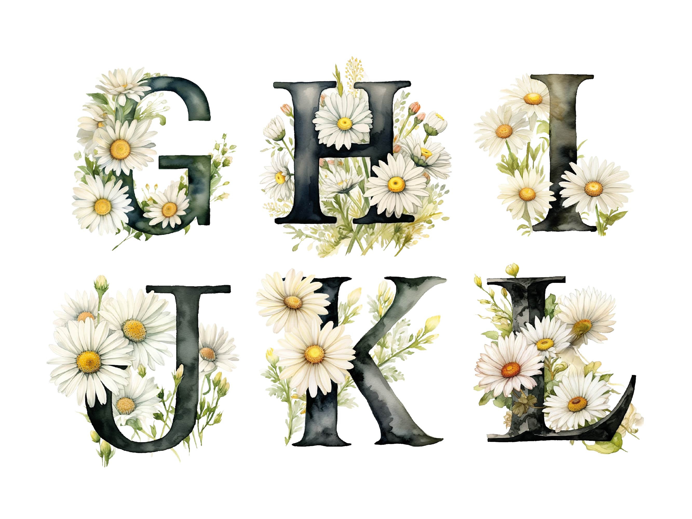 Daisy Png Clipart Daisy Font Daisy Letters Alphabet Png Doodle Letters ...
