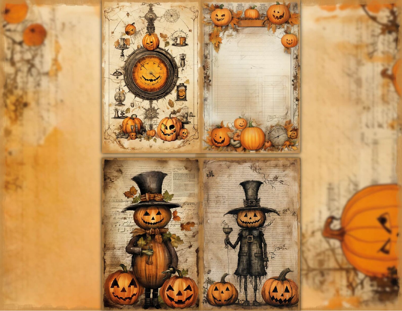 Witch Junk Journal Printable Halloween Junk Journal Magic Journal Witch ...