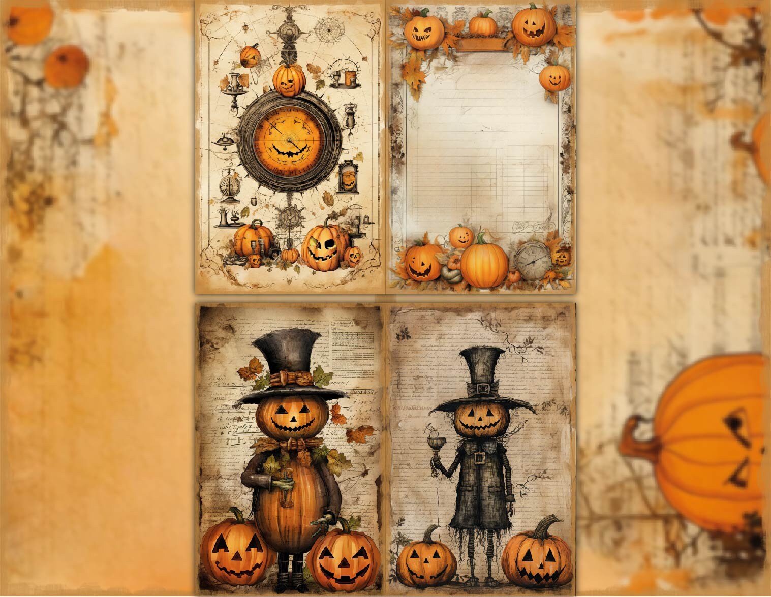 Witch Junk Journal Printable Halloween Junk Journal Magic Journal Witch ...