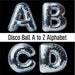 Disco Ball Png Clipart Disco Letters Font Alphabet Png Doodle Letters ...