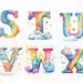 Rainbow Png Clipart Rainbow Letters Alphabet Png Doodle Letters Rainbow ...