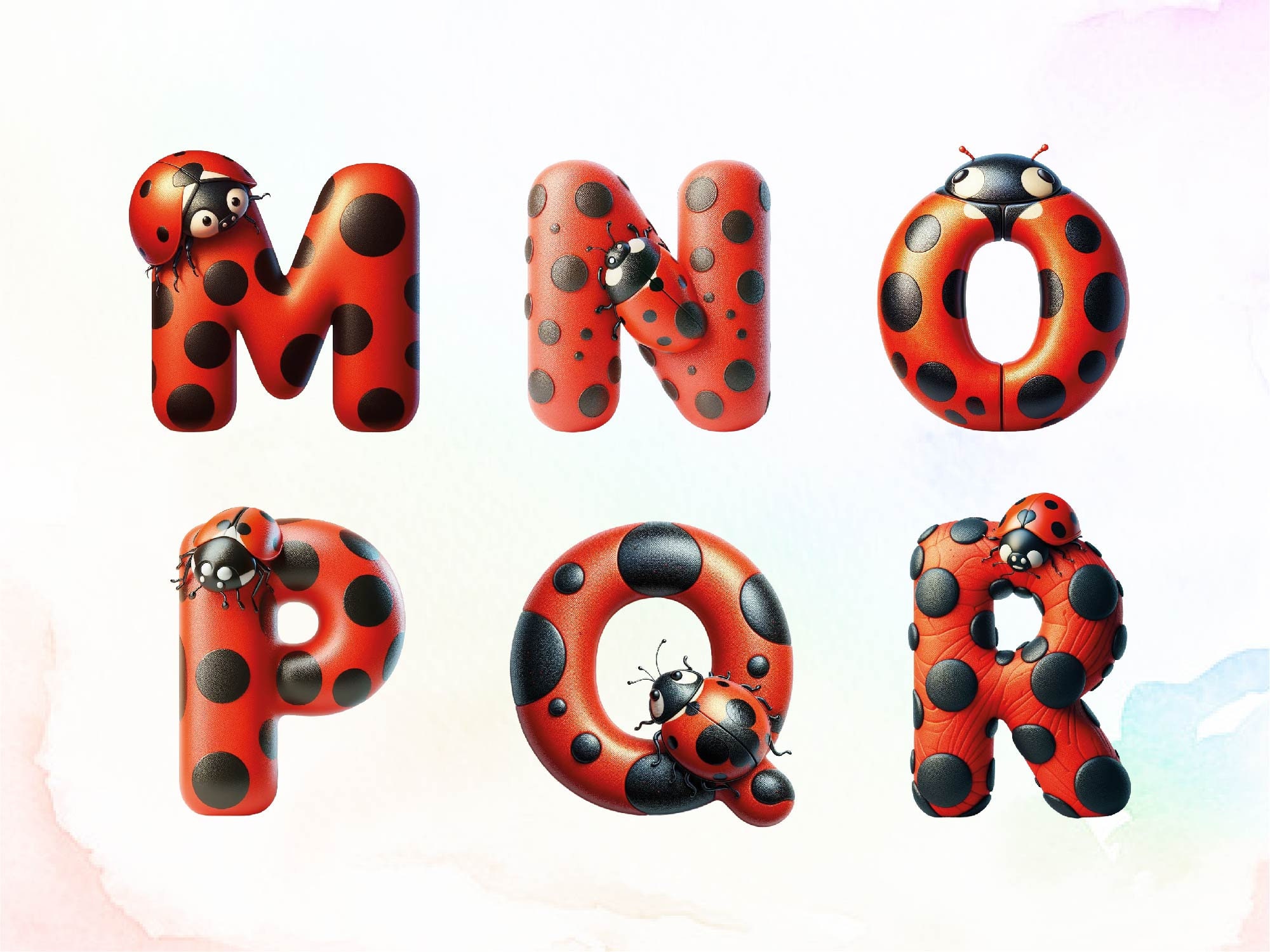 Ladybug Font Ladybug Letters Png Ladybug Clipart Alphabet Png Doodle ...