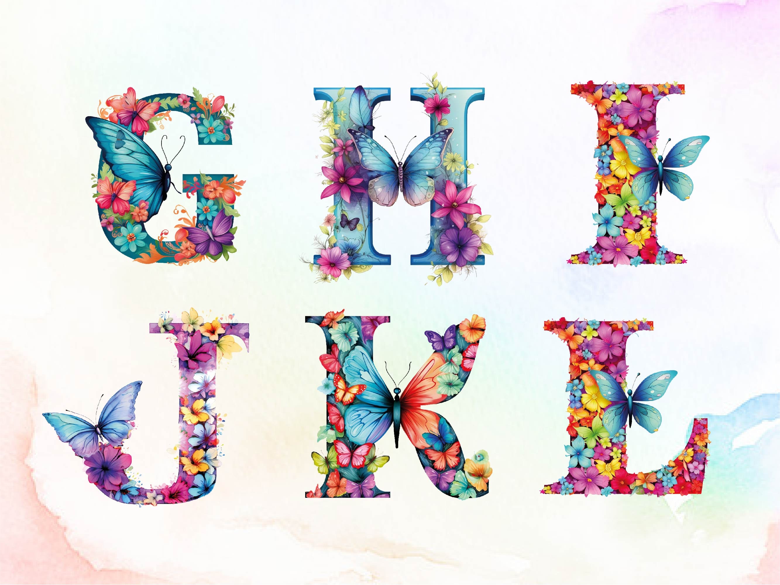 Butterfly Png Butterfly Clipart Alphabet Png Alphabet Clipart Butterfly ...