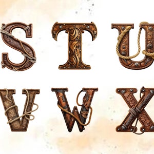 Western Clipart Png Western Font Alphabet Png Western Letters Png ...