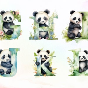 Panda Png Panda Clipart Alphabet Png Doodle Letters Animal Alphabet ...