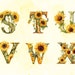 Sunflower Clipart Letter Sunflower Png Sunflower Font Alphabet Png ...
