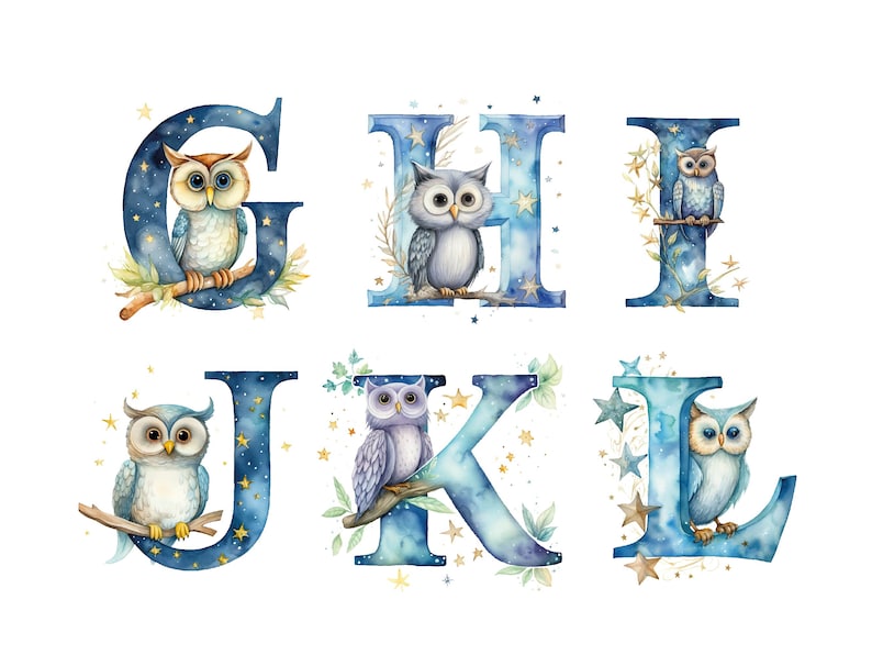 Owl Png Clipart Owl Letters Owl Font Alphabet Png Doodle Letters Animal ...