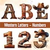 Western Split Alphabet, Split Monogram SVG, Split Monogram Frame ...