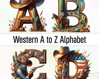 Western Clipart Png Western Font Alphabet Png Western Letters Png ...